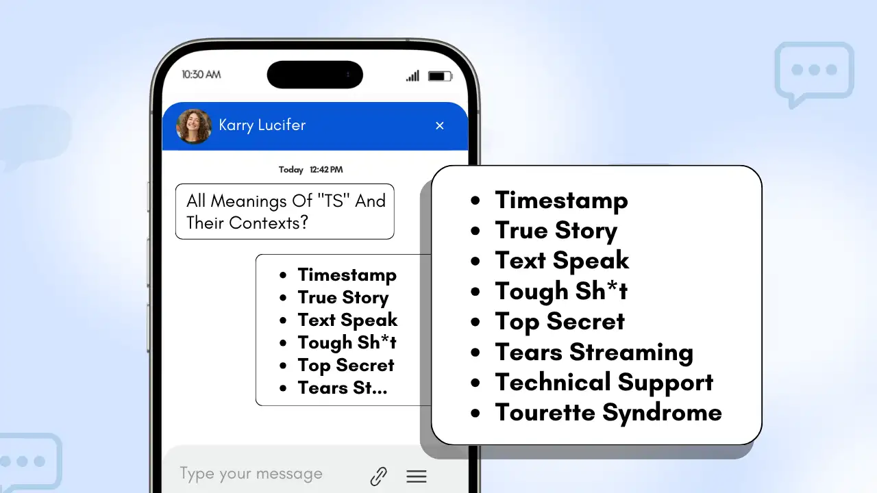 What Does TS Mean in Text? All Surprising Meanings & 10+Uses